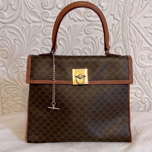 Celine | Bags | Authentic Vintage Kelly Macadam Handbag | Poshmark